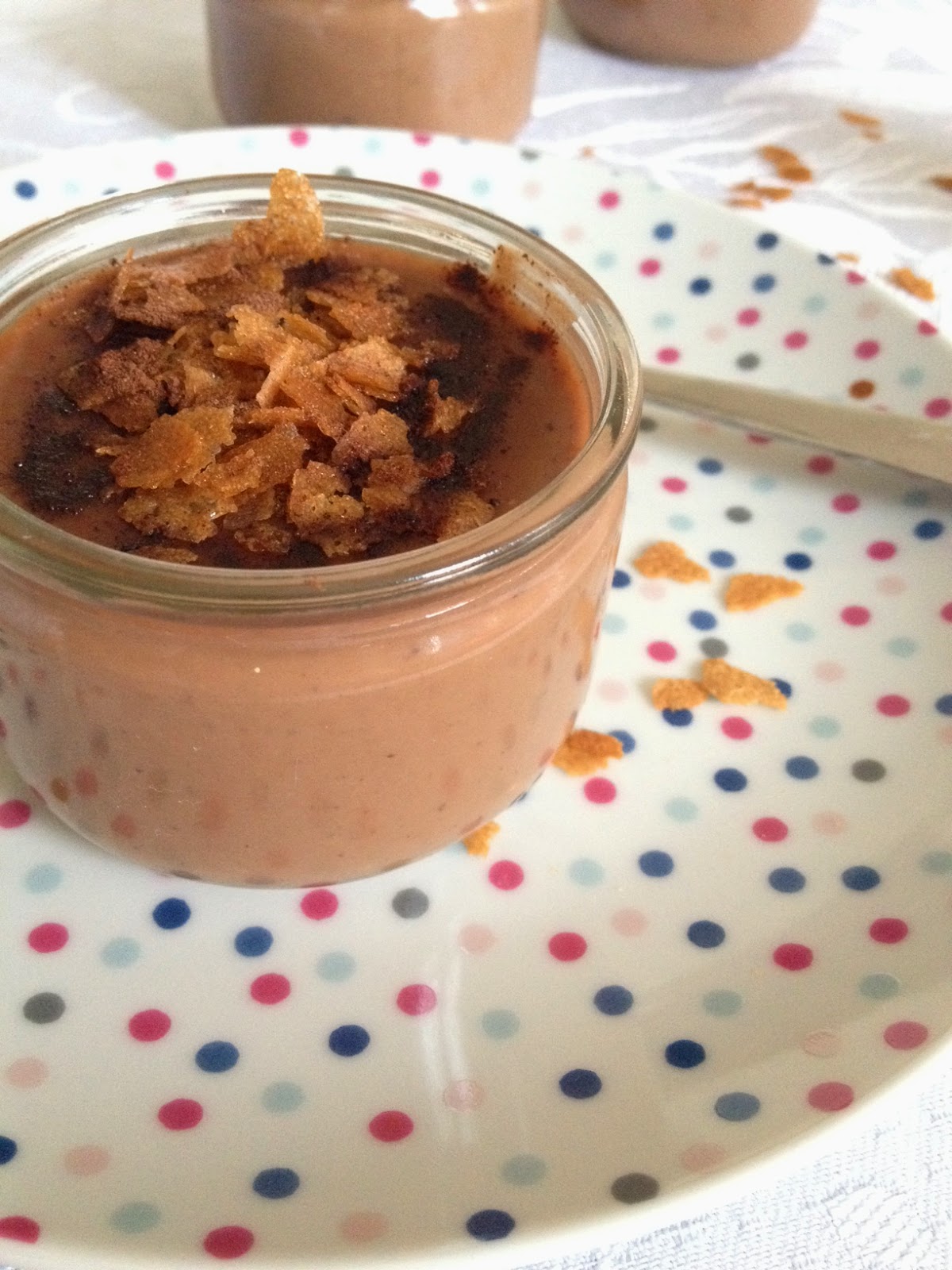 Ulrique cuisine: Crème dessert chocolat - noisette