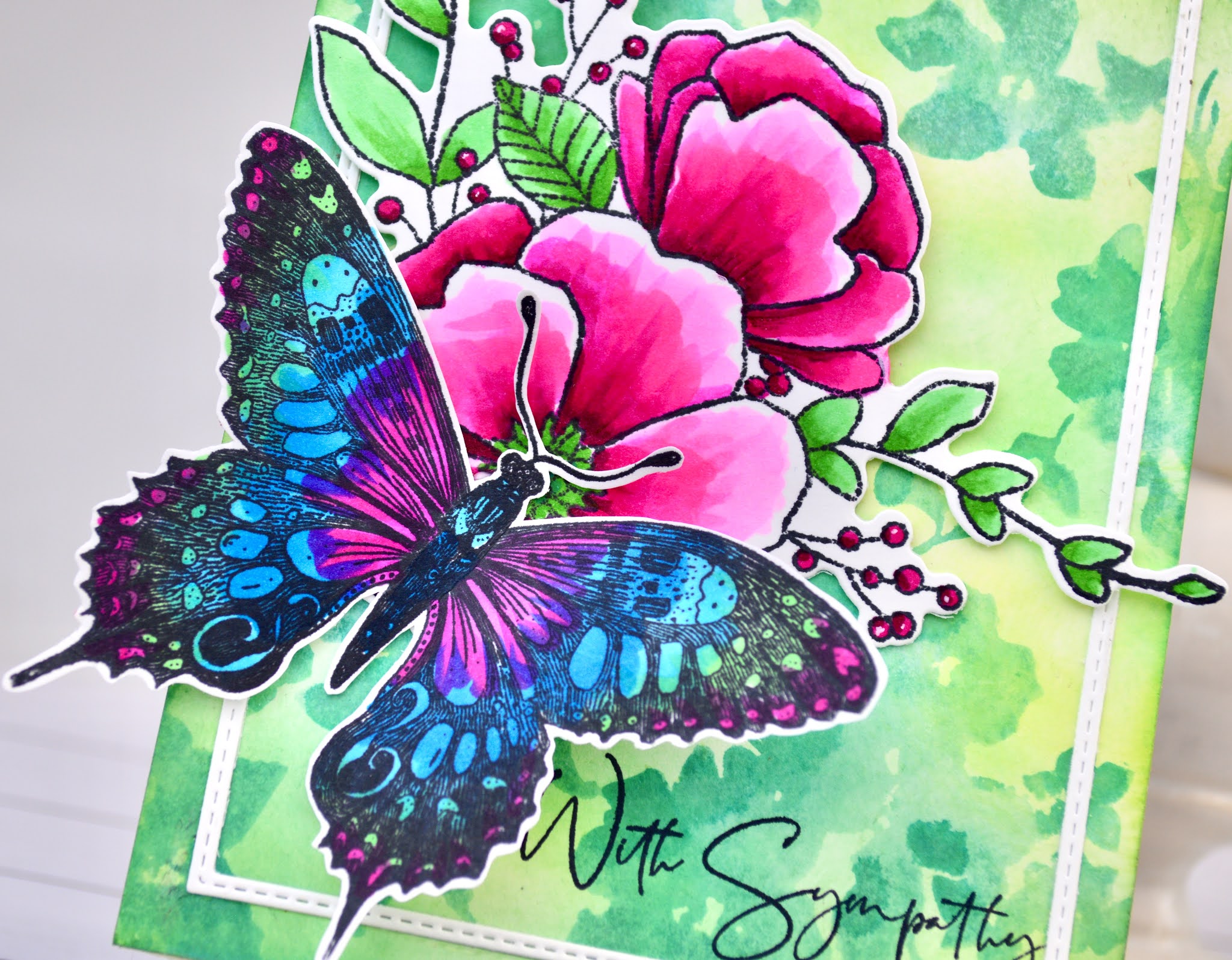 artful notions: The Card Concept Challenge: Butterfly Brilliance