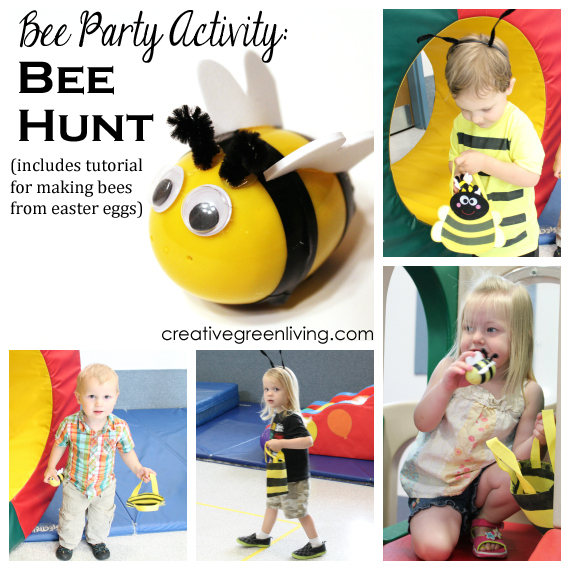 Bee Party Activity: Host a Bee Hunt! (Plus How to Make Bees from Easter ...