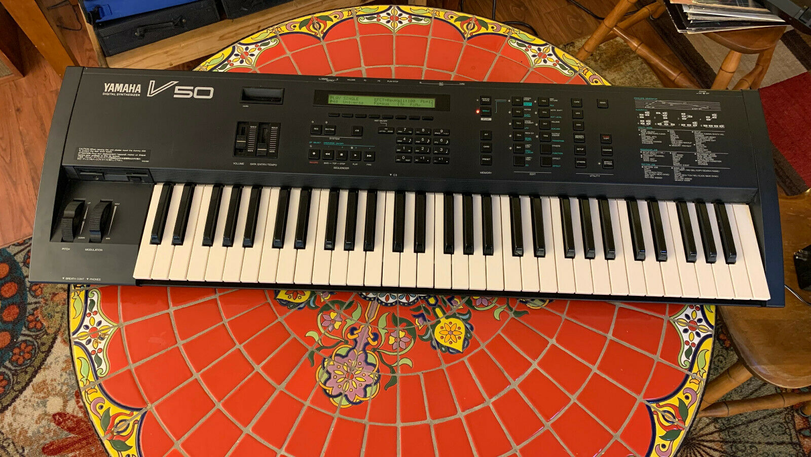 MATRIXSYNTH: Yamaha V50 4Op FM Synthesizer & Workstation