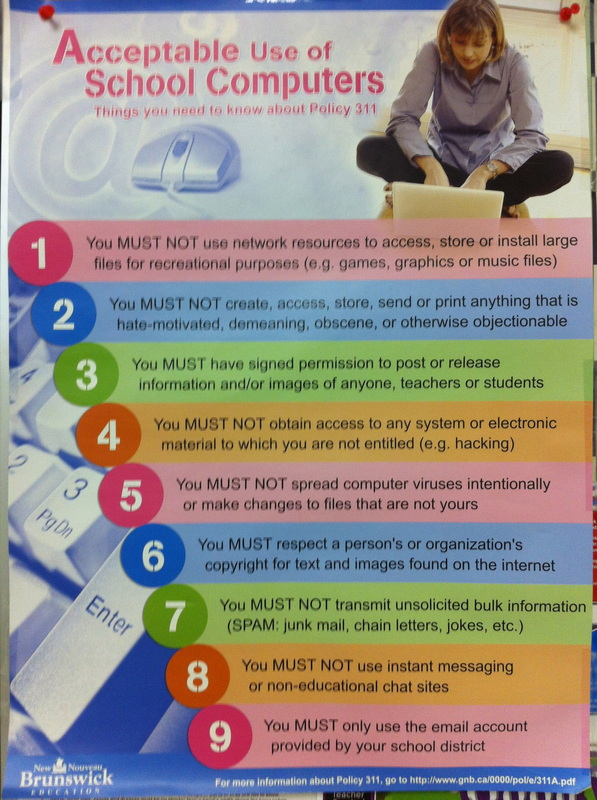 Digital Production 120: Assignment 1 of 4: Computer Usage Policy