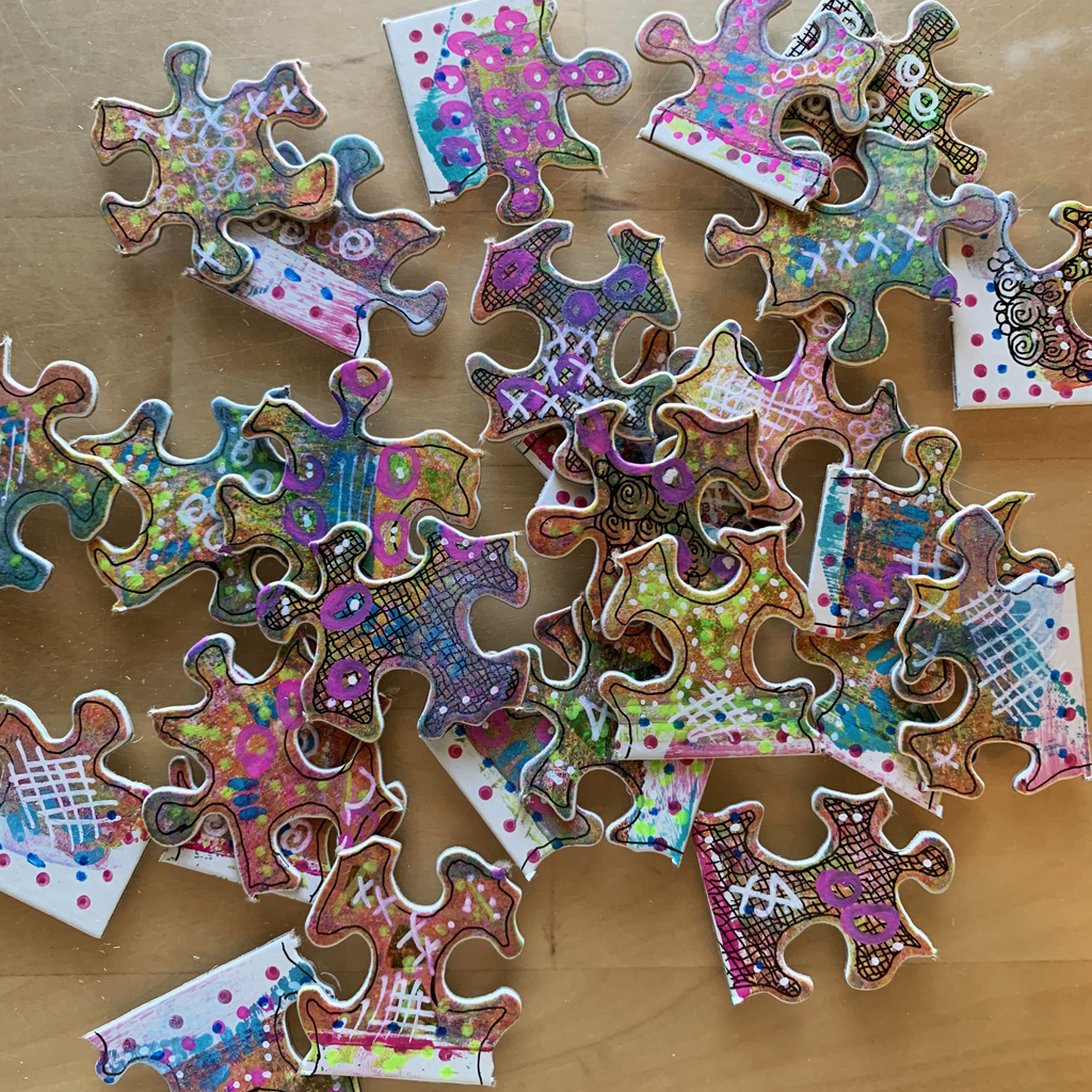 Mixed Media Jigsaw Puzzle