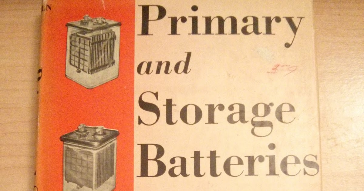 The Random Book Machine: W5: Primary and Secondary Batteries
