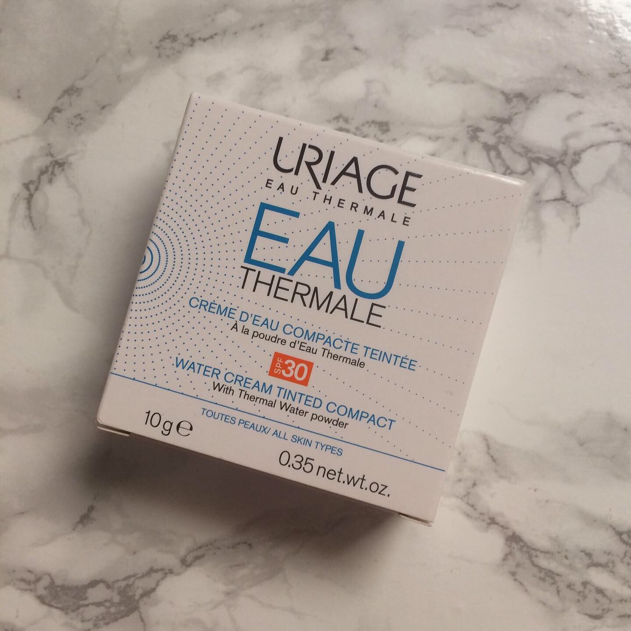 Little obsessions: Uriage tinted compact cream spf 30