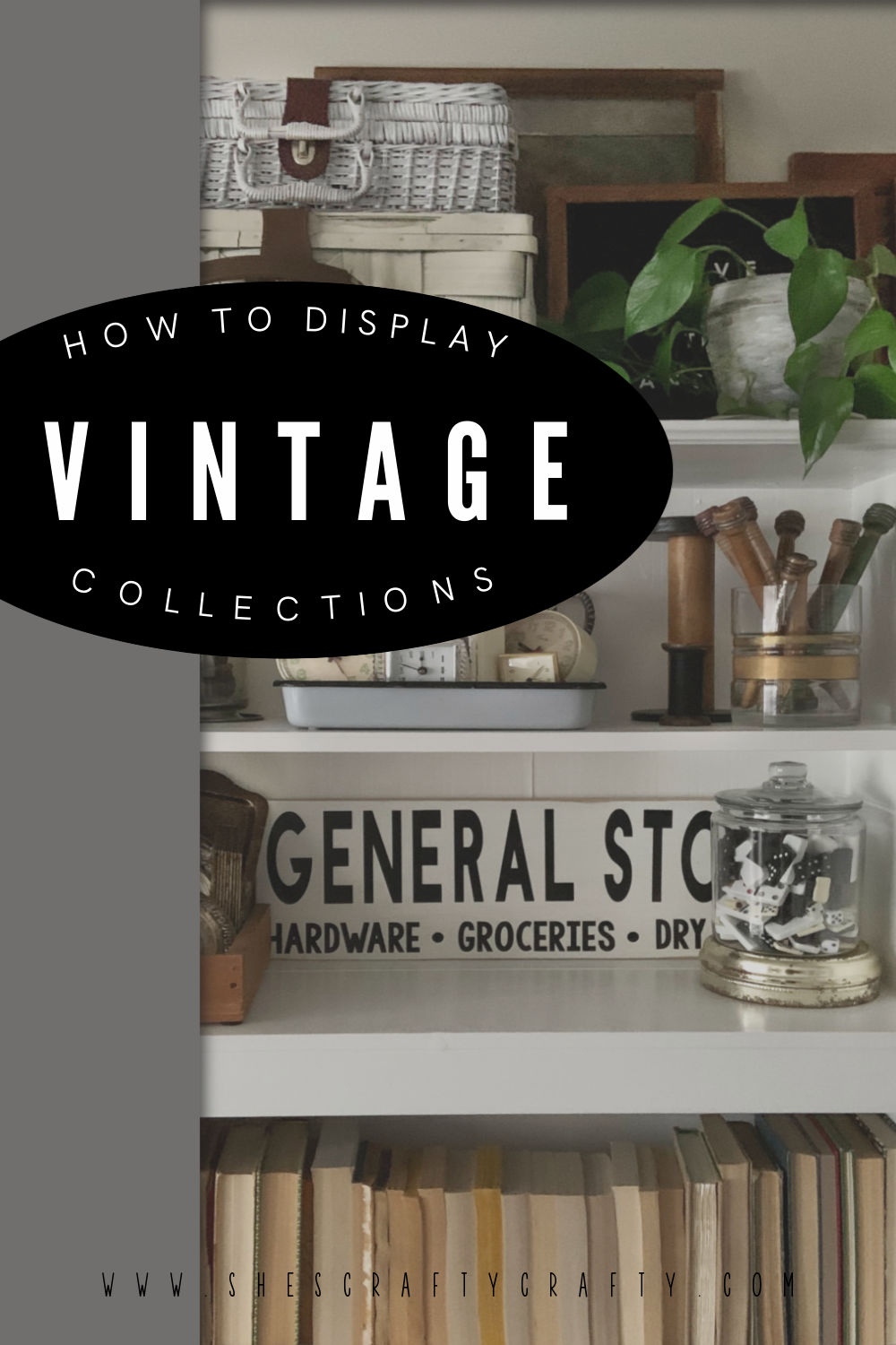 She's Crafty: How to Decorate with Vintage Collections