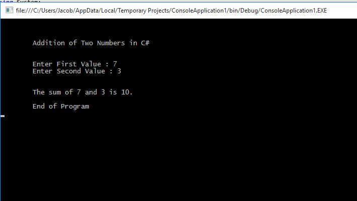 Free Programming Source Codes And Computer Programming Tutorials Addition Of Two Numbers Using C