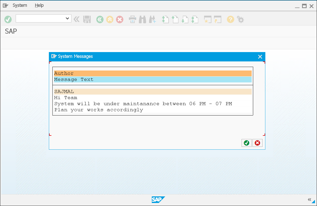 SM02: SAP System Messages - SAP Basis Genie