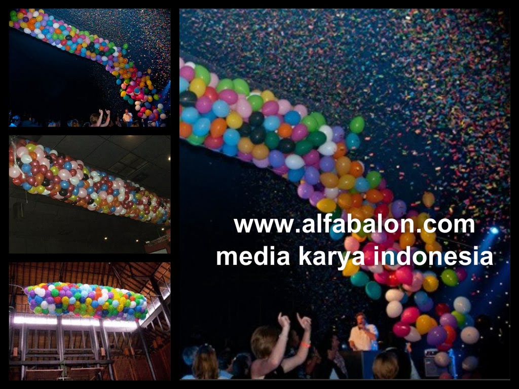 BALON NETT DROP / BALON JARING | Alfa balon