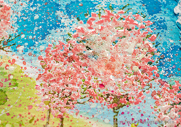 Layers of ink: Cherry Blossom Tree Tutorial