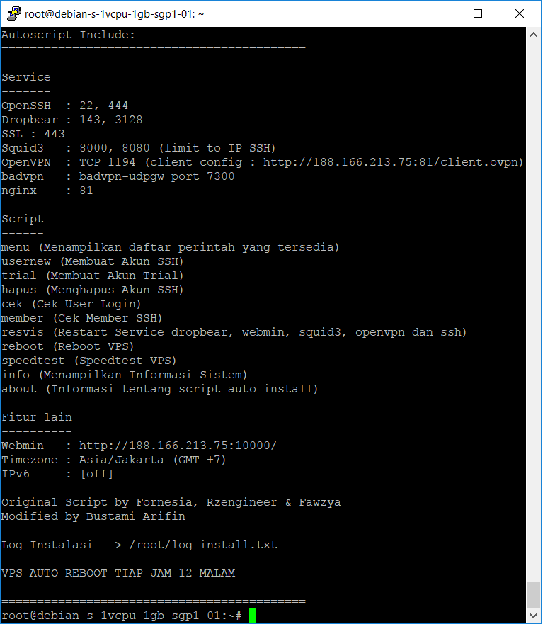 Script Auto Install SSH & OpenVPN untuk VPS Debian 7 32 Bit & 64 Bit ... Script Auto Install SSH & OpenVPN untuk VPS Debian 7 32 Bit & 64 Bit ...