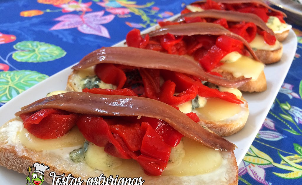 UNA CENA SIMPLE Y RICA: TOSTAS ASTURIANAS