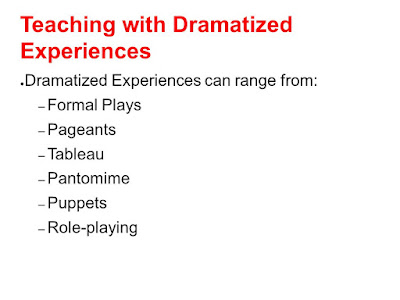 Educational Technology 1: Lesson 9: Teaching with dramatized Experiences