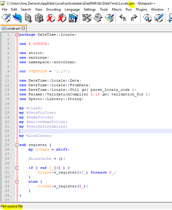 Primer Programa en PERL