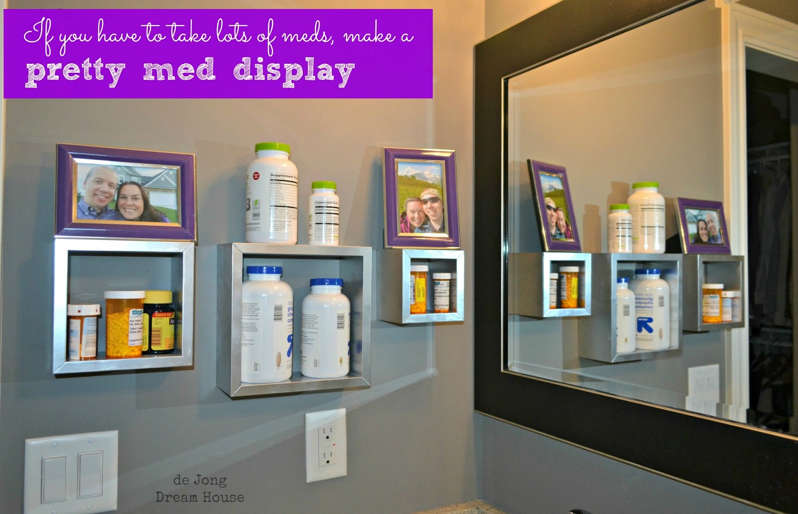 de Jong Dream House: Organized Med Shelf