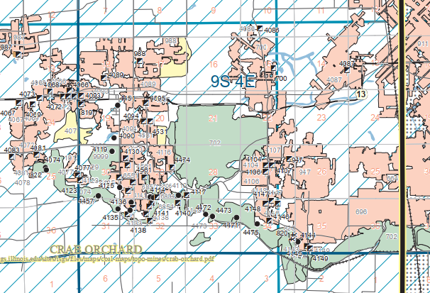 Towns and Nature: Williamson C: Crab Orchard, IL: Amax's Delta Coal ...
