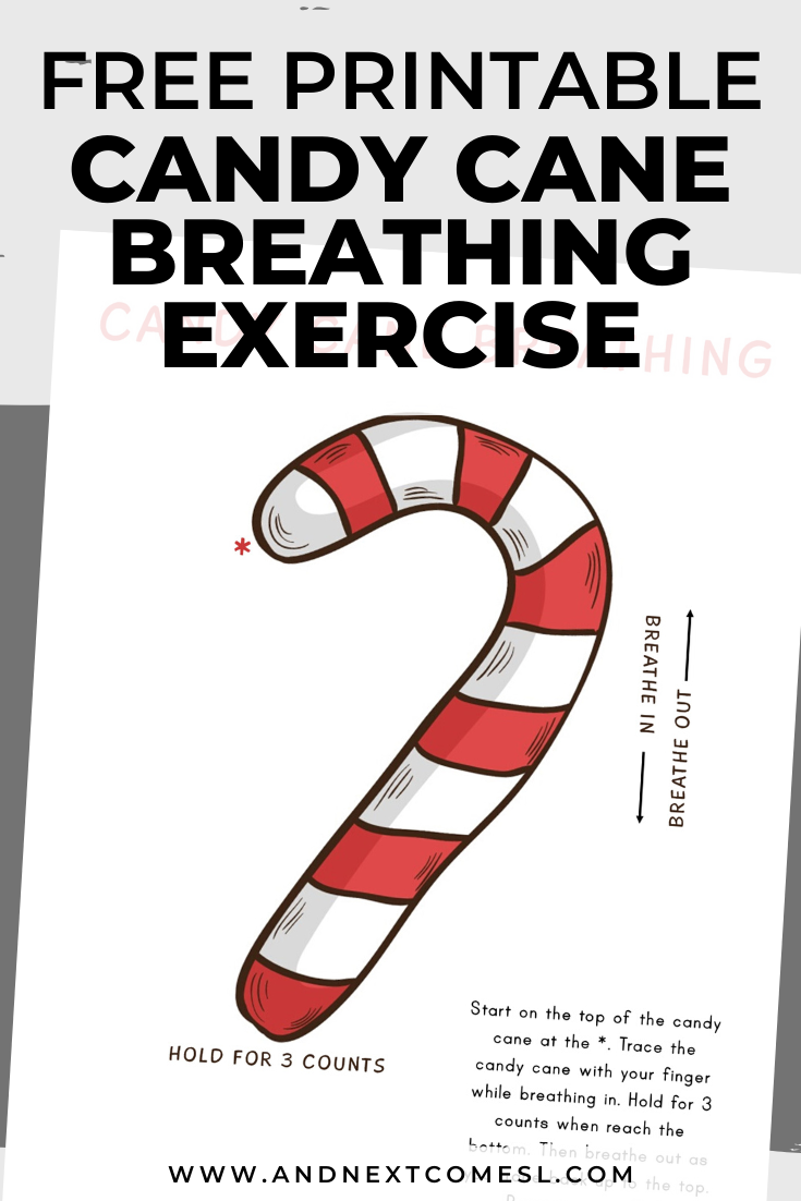 Candy Cane Deep Breathing Exercise {Free Printable Poster Included ...