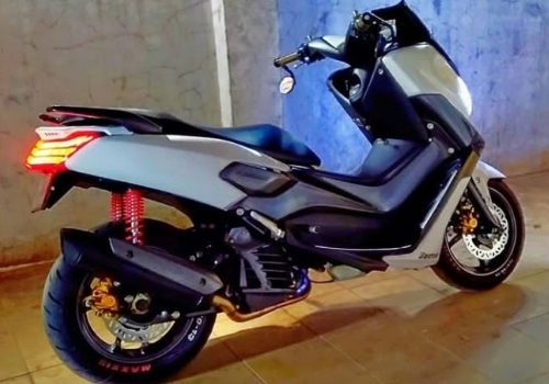 Modifikasi Nmax Hitam, Putih dan Abu Abu Terbaru 2020 - Dudungmaman07