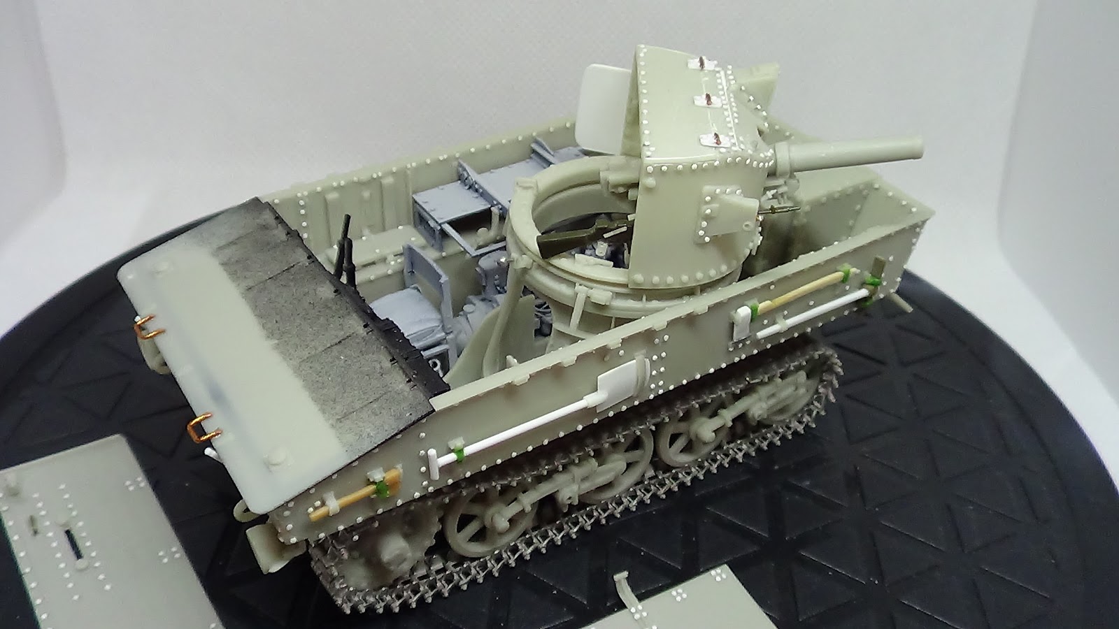 Size's military scale models: Belgian T13 type I (part 4): Build finished