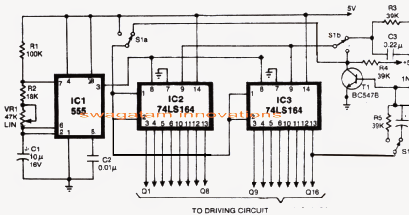 Knight Rider LED Scanner Circuit - Mustang Type - Electronic Circuit ...