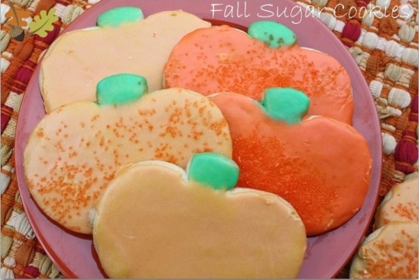Pumpkin Shaped Sugar Cookie's {Teacher Treats} — Mommy's Kitchen
