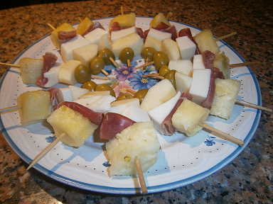 Mini brochetas