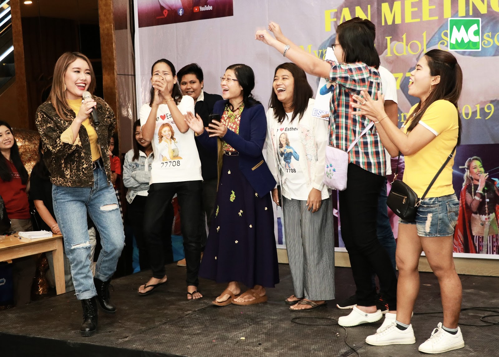 Myanmar Idol Season 4 ရဲ့ Top 3 Finalist အက်စတာရဲ့ Fan Meeting ပွဲ