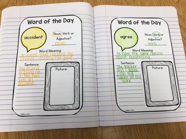 A Deeper Look into Word of the Day | Hillary's Teaching Adventures