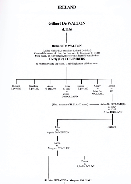 Ireland/DeCourcy/Dewhurst Family Archives: Ireland family tree from ...
