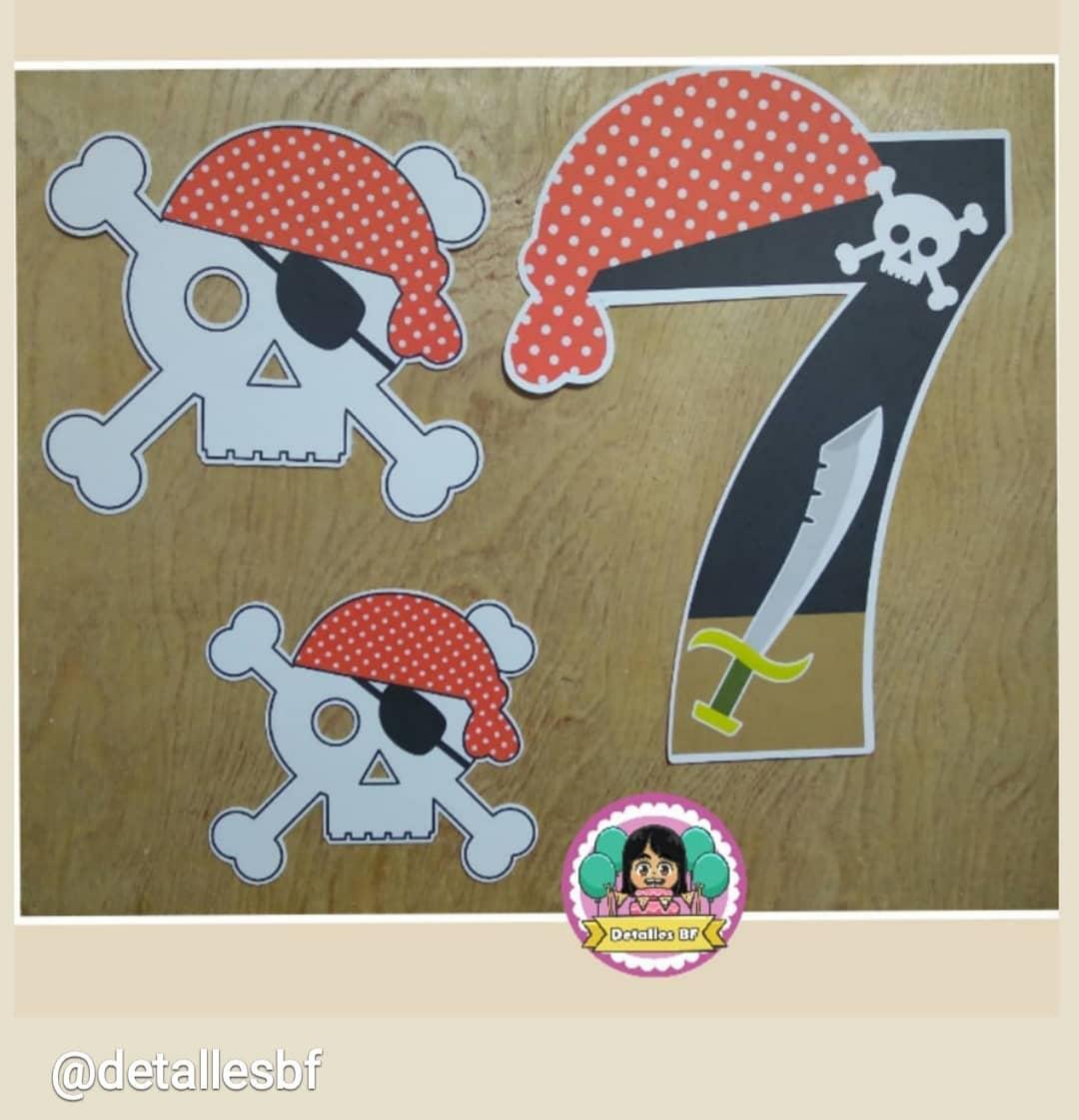 Topper Piratas - Mis Toppers Tus Toppers