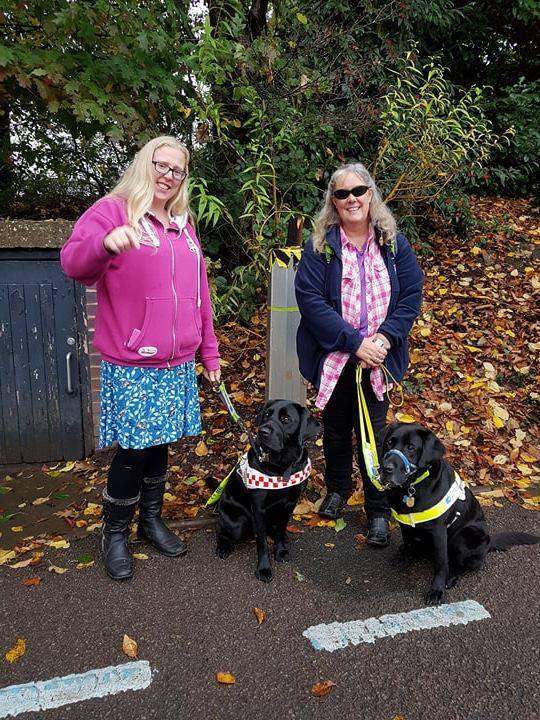 Guide Dog Oakley & NB Sola Gratia: Kanoodling Duties!