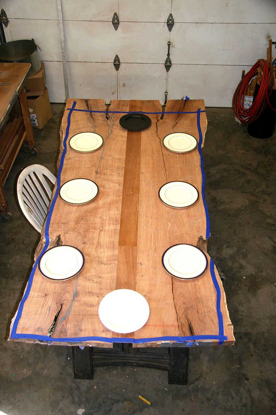 mesquite musings: A Mesquite Dining Table : Dinner is Served