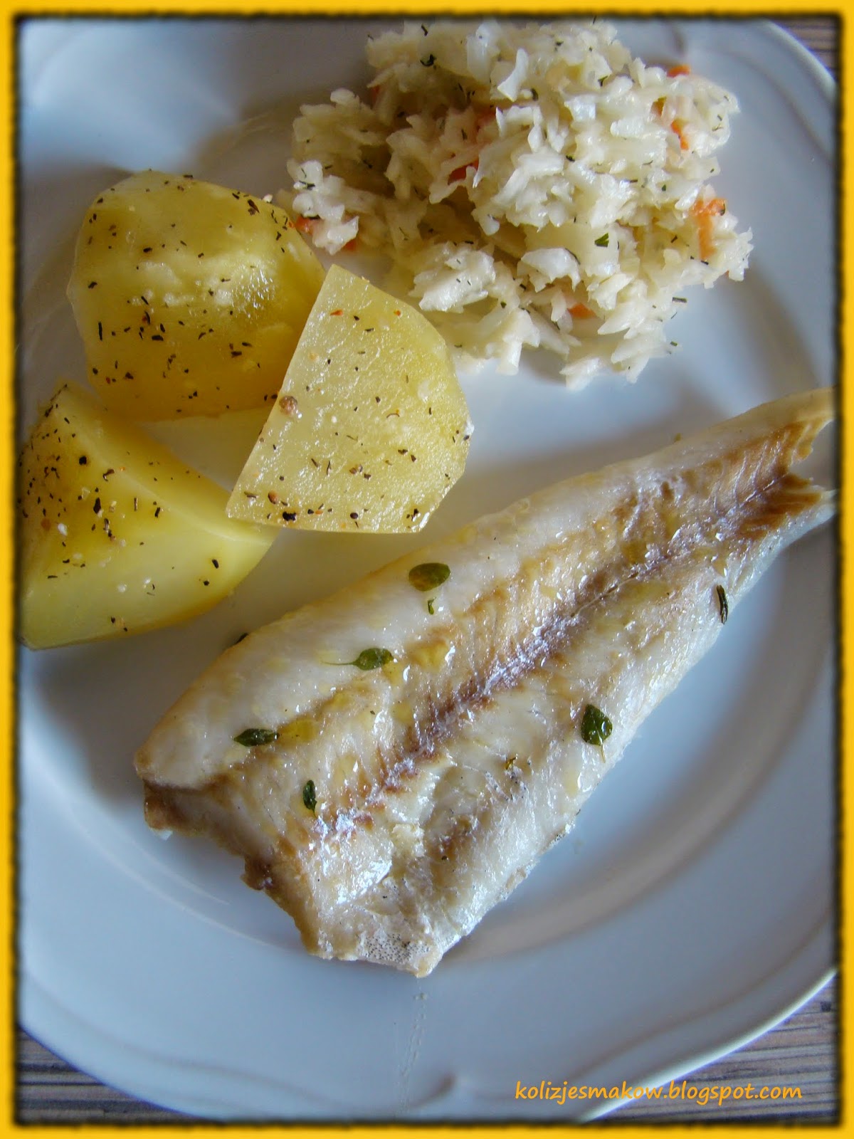 Kolizje smaków: Filet z mintaja na parze