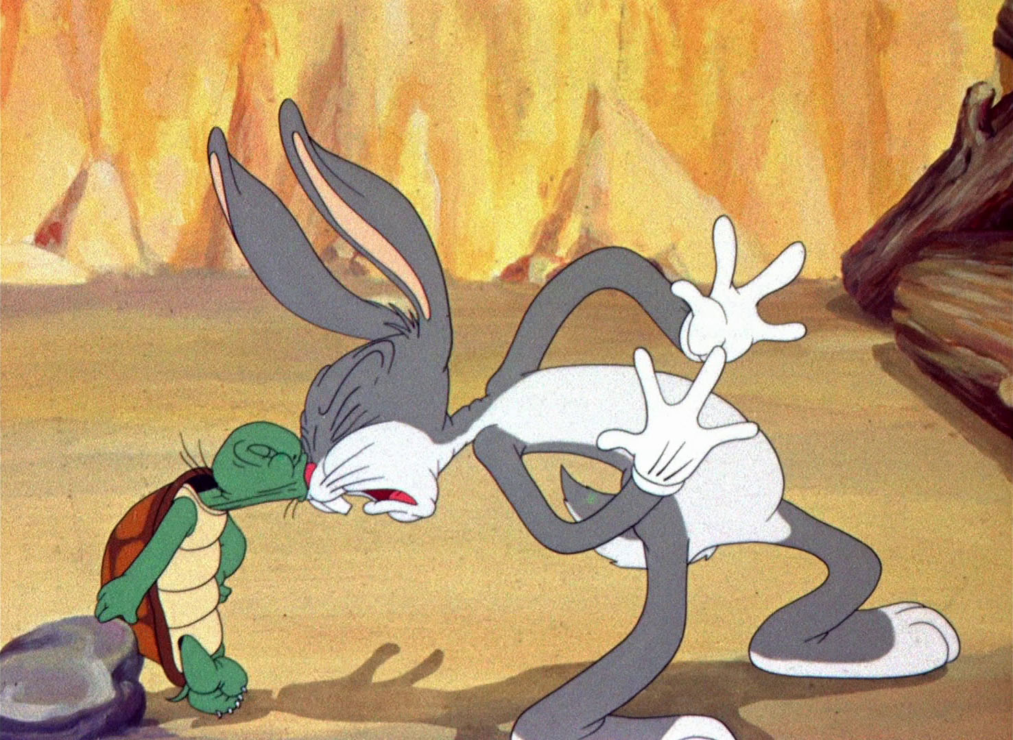 Tortoise Beats Hare - cartoon characters