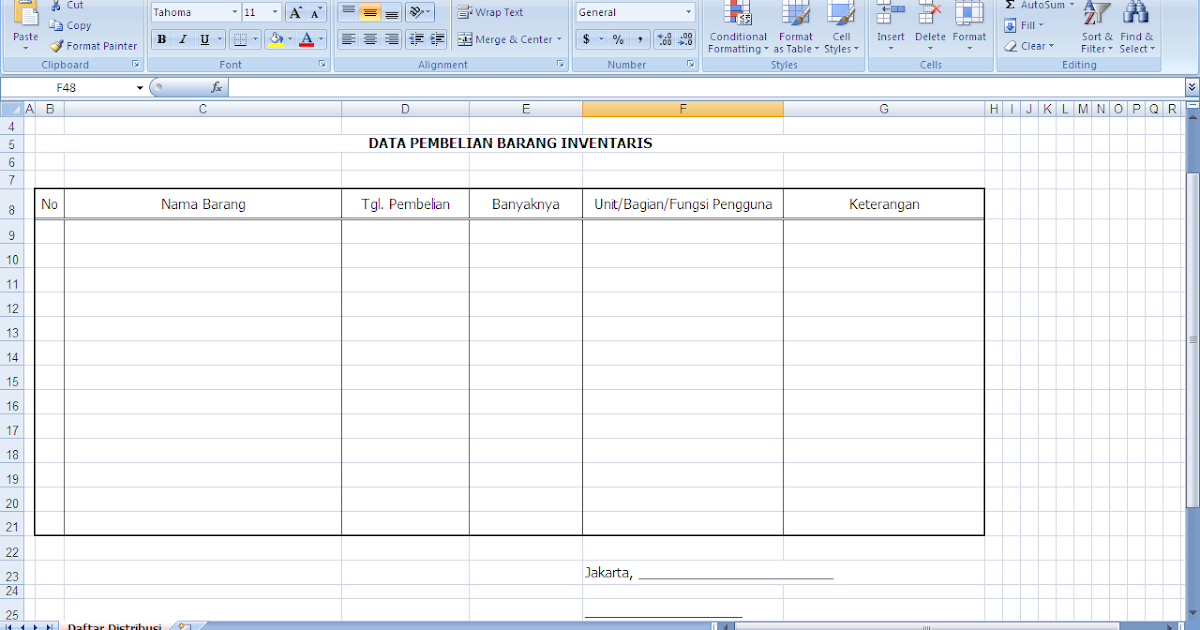 Format data pembelian barang inventaris laboratorium komputer sekolah ...