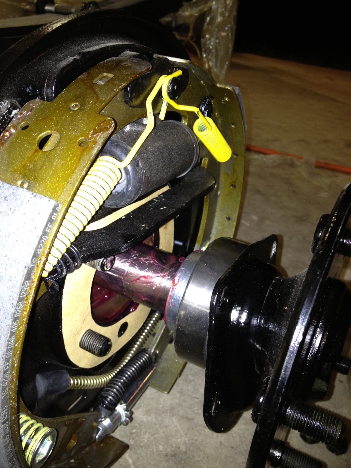 1952 F1 Restoration: Installed Rebuilt Rear Axles
