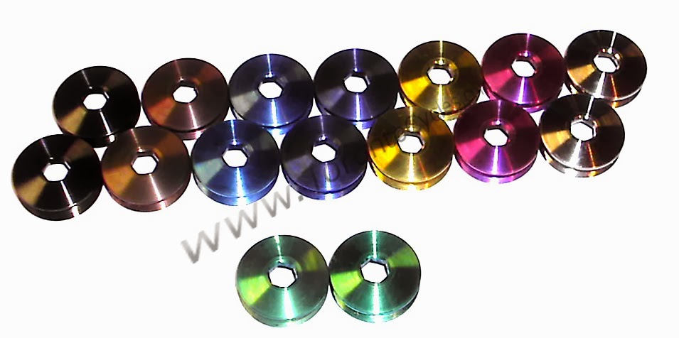 Toronto Cycles: Titanium Anodizing...Adding Green and Pink