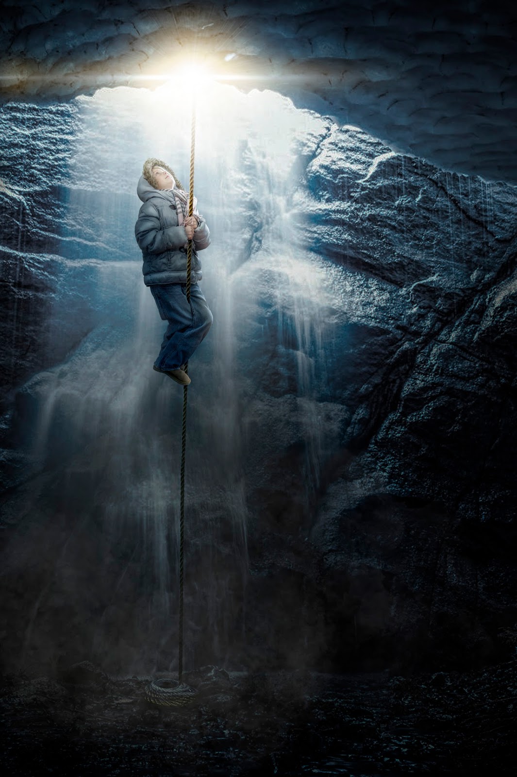 Awakened Images Photography: Wacky Williams : Ice Cave Rope Climber