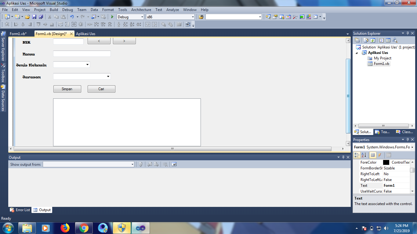 Program Sederhana Vb.Net