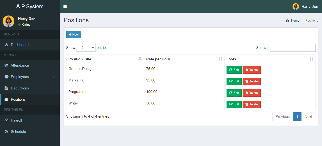 Payroll and Attendance System in PHP MySQL with Source Code | Free ...