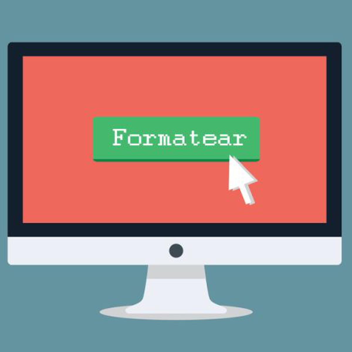 INFORMATICA VIRTUAL: ¿Que es formatear?