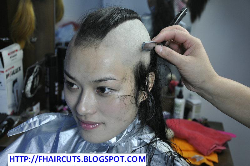 CLASSIC STYLE PERM WITH HEAD SHAVED ~ FHAIRCUT UPDATES