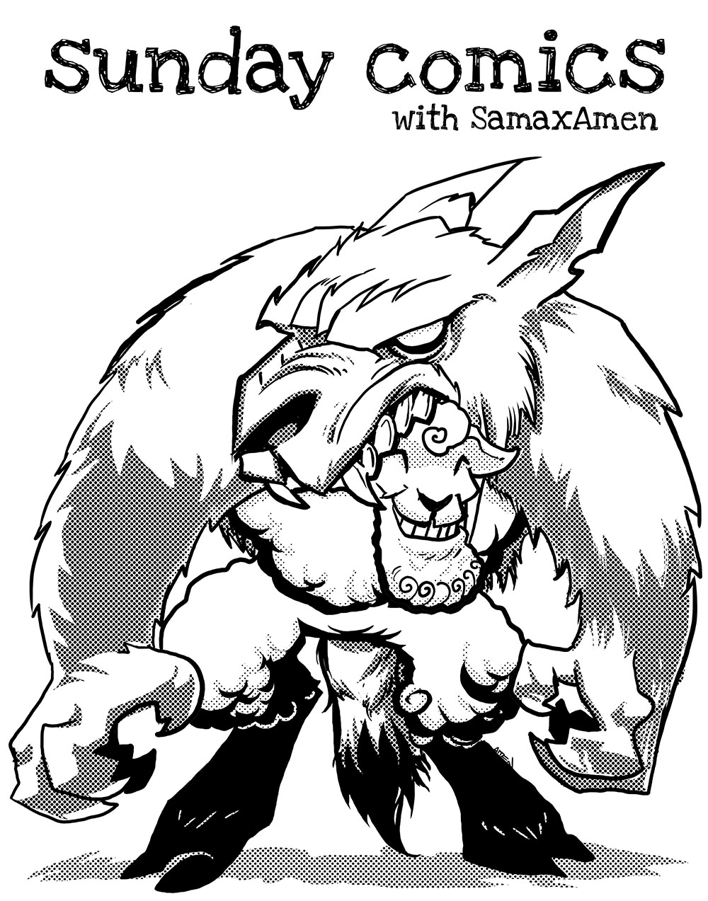 The Art of Samax Amen: Comic Strip Art by Samax Amen