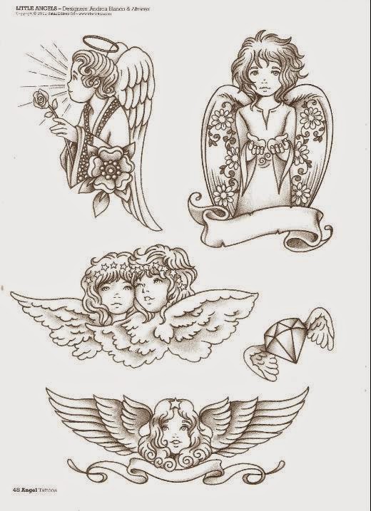 Tatuajes de ángeles y diseños de regalo