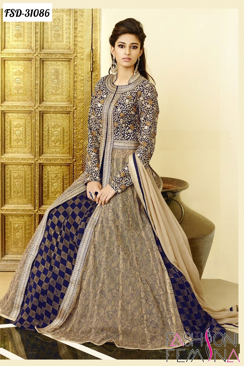 fashion femina: Latest Wedding and New Year Party Wear Anarkali Salwar ...