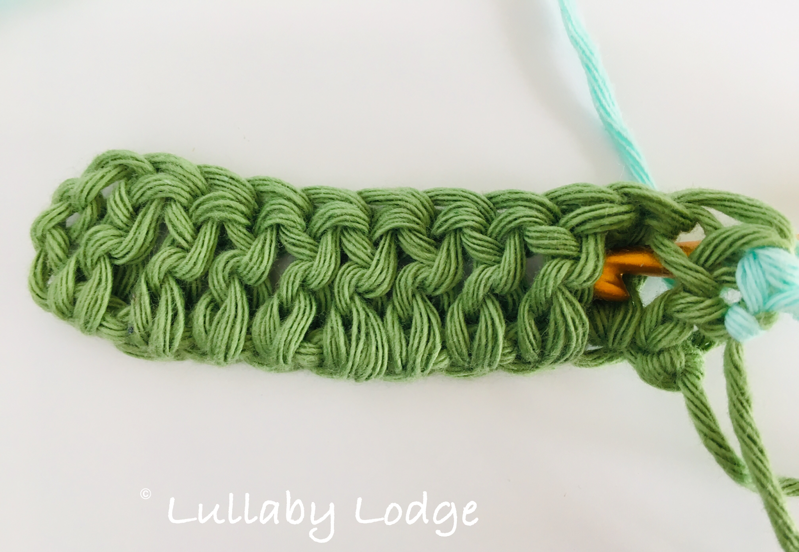 Lullaby Lodge: Learn how to crochet front post & back post stitches, in ...
