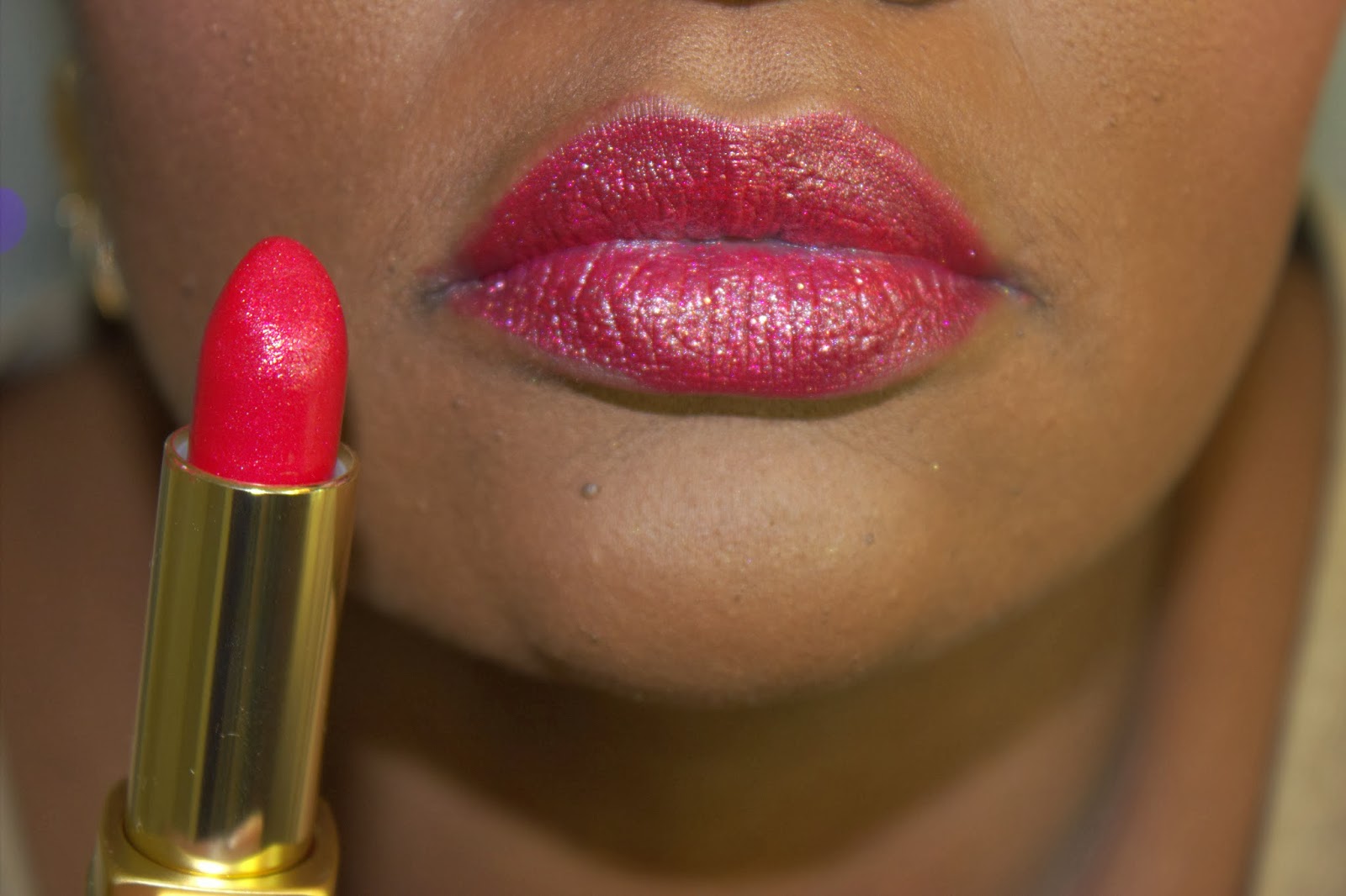 Beautifulwoctv: Estee Lauder Pure Color Lipstick Poppy Love