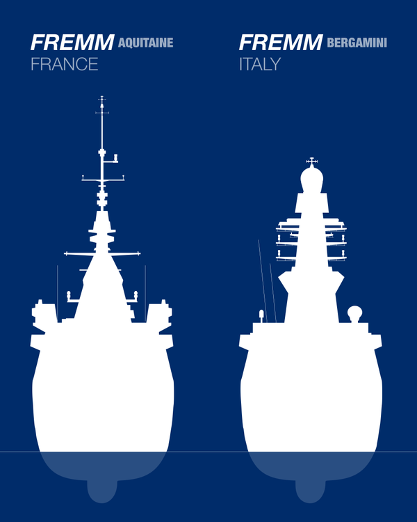 FREMM Multipurpose Frigate/Aquitaine-class Frigate (France)/Bergamini ...