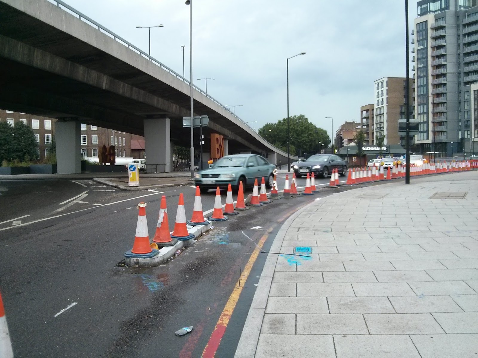 Hackney cyclist: Bow roundabout Cycle Superhighway 2 update