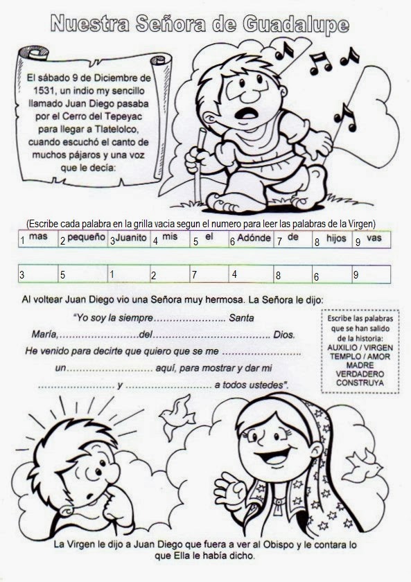 La Catequesis (El blog de Sandra): Recursos catequesis Virgen de Guadalupe