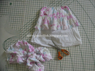 Creating my way to Success: Cascading ruffles - midweek upcycle